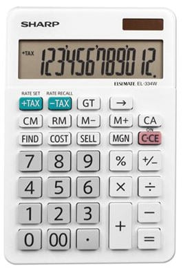 Sharp EL334A 10 Digit Solar Calculator – Station Sense